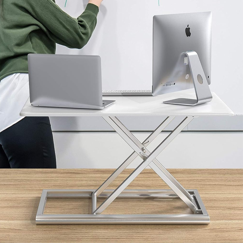 Adjustable Standing Work Desk Converter Computer Monitor Laptop Riser ...