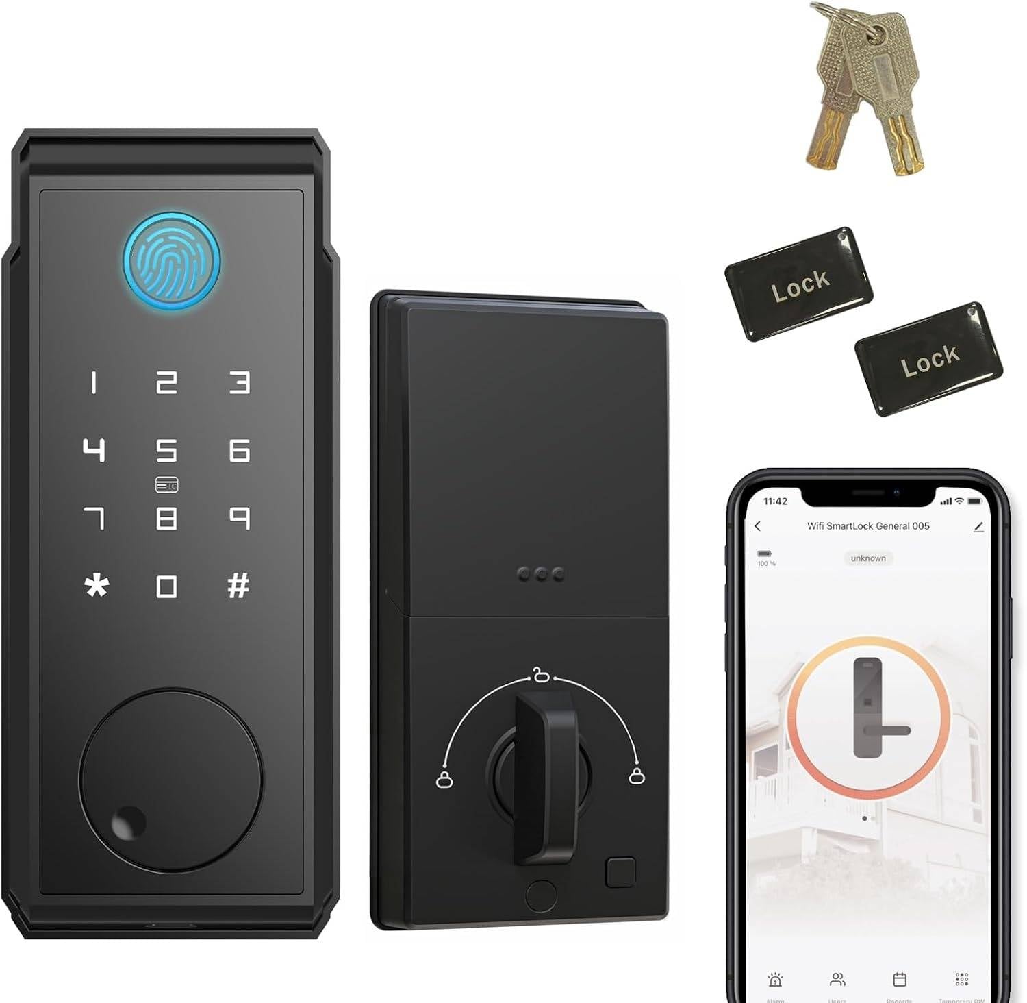 Smart Keyless Digital Deadbolt Door Lock – Until Times Up