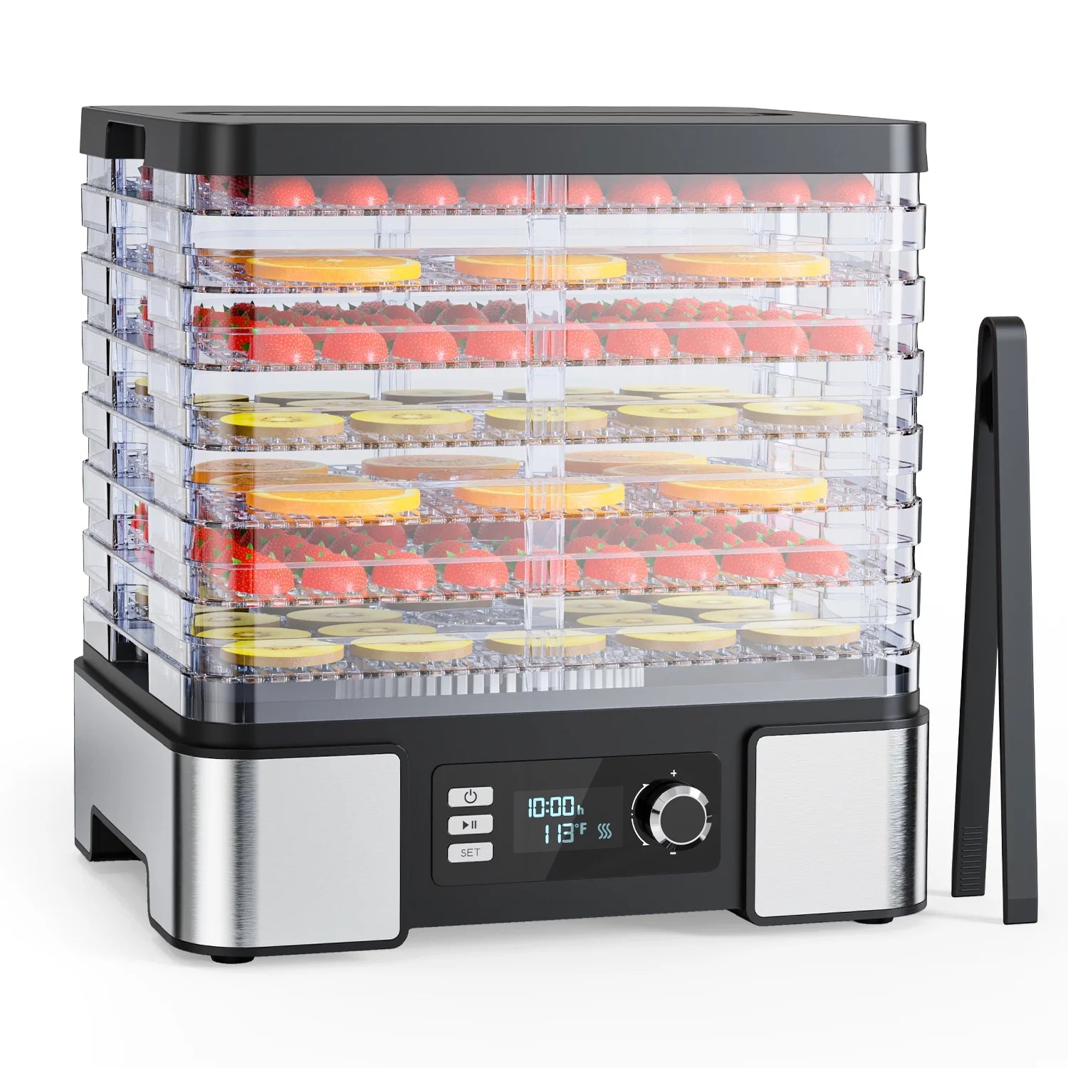 8-Tray Food Dehydrator Machine – Until Times Up