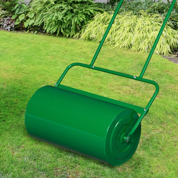 Heavy Duty Steel Lawn Yard Grass Turf Sod Roller 24" – Until Times Up