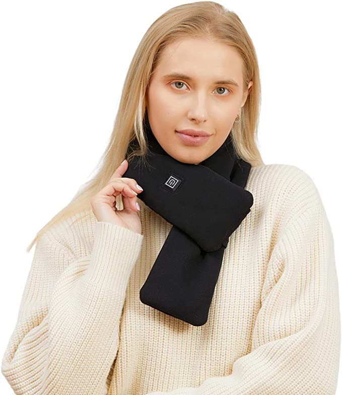 Smart Self Heating Usb Rechargeable Heated Neck Warming Scarf – Until ...