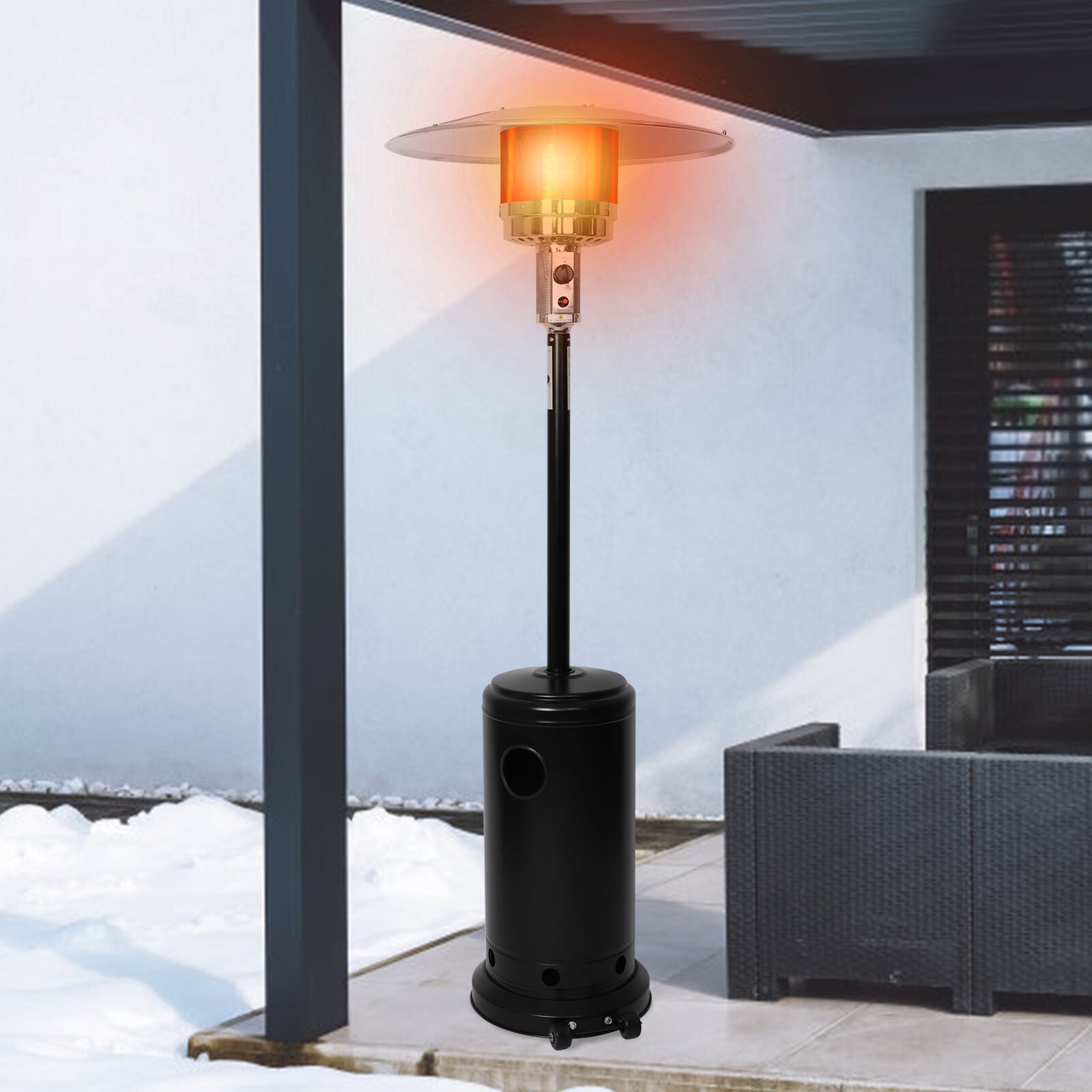 Premium Freestanding Outdoor Garden Propane Gas Patio Heater Lamp ...