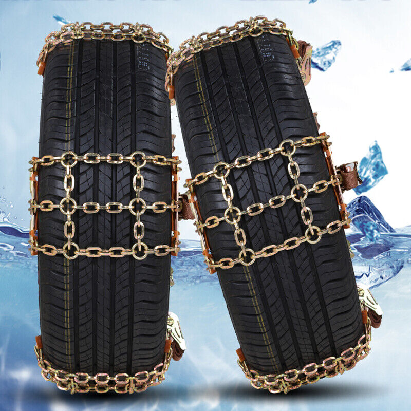 High Traction Heavy Duty Truck SUV Snow Car Tire Wheel Chains 8PCS ...